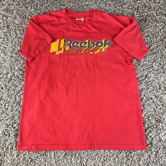 Reebok | Shirts | Vintage 9s Reebok Shirt Mens Extralarge Xl Red Made ...